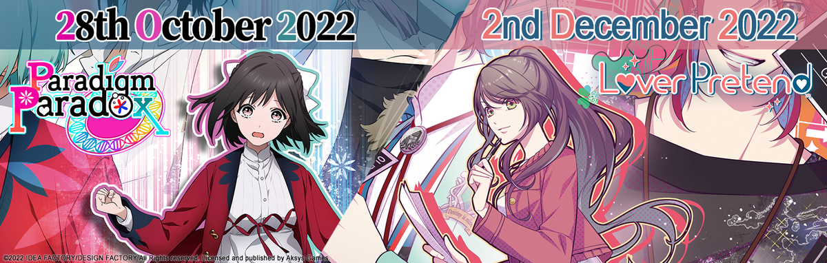 Revealing the European Paradigm Paradox and Lover Pretend Release Date – Aksys Europe Online ...